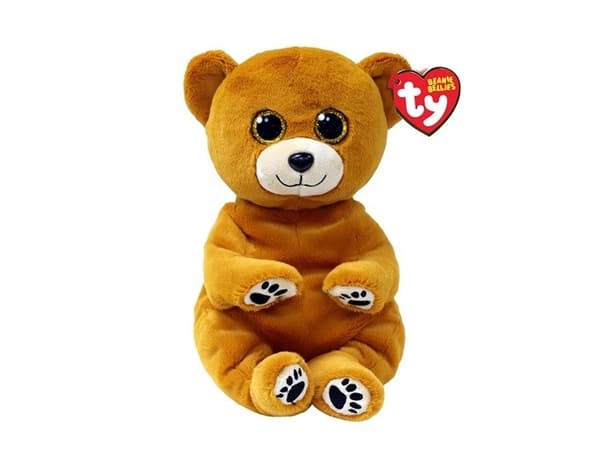 Meteor TY INC Talisman TY Beanie Bellies DUNCAN teddybjörn brun 24 cm 43206 | CDON