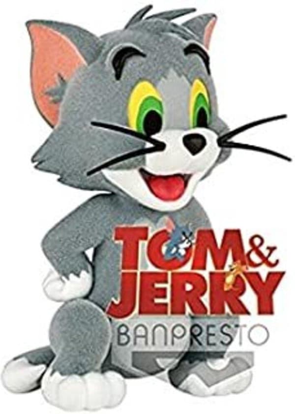 TOM & JERRY - Tom - Figur Plyschleksak Puffy 9cm | CDON