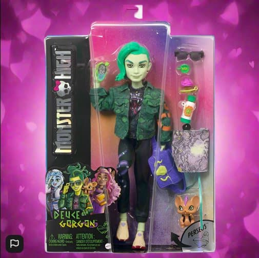 Monster High Deuce Gorgon Doll with Pet and Accessories | CDON