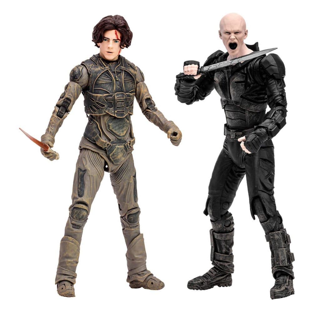 Mcfarlane Toys Dune: Part Two Action 2-pack Paul Atreides & Feyd-rautha ...