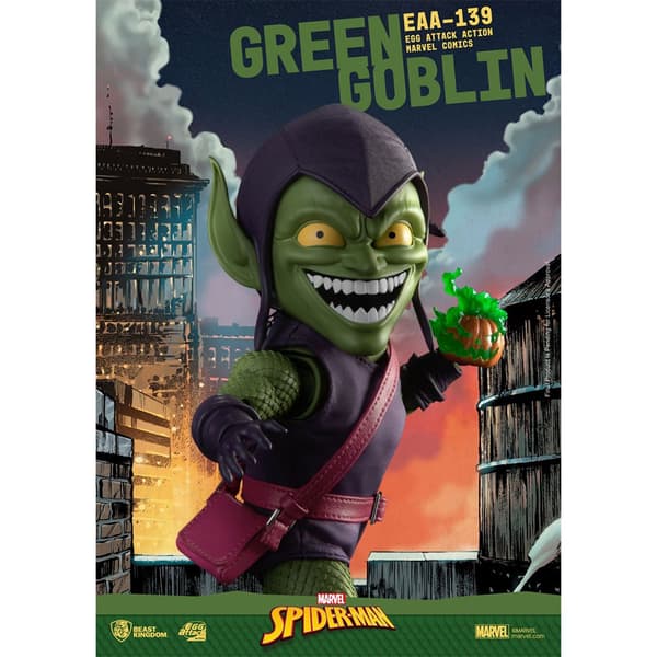 Marvel Green Goblin Egg Attack Figur Spider-man No Way Home Grøn | CDON