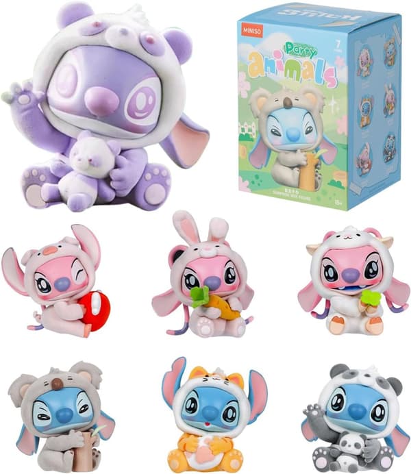 MINISO Stitch Blind Box, Vinyl Stitch Blind Box -hahmot, 2,5 tuuman ...