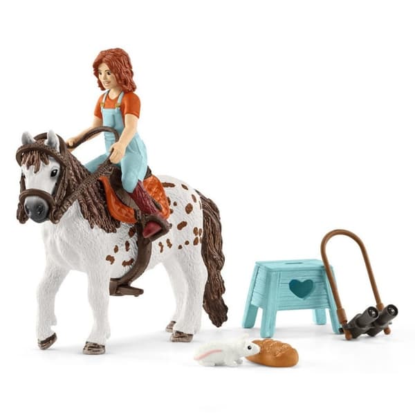 Schleich Horse Club Mia ja Spotty + tarvikkeet | CDON