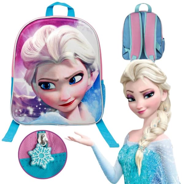 Barnryggsäck för dagis med 3D-effekt Elsa Frost 31 cm | CDON