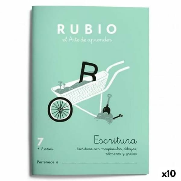 Writing and calligraphy notebook Rubio Nº07 A5 Spanish 20 Sheets (10 ...