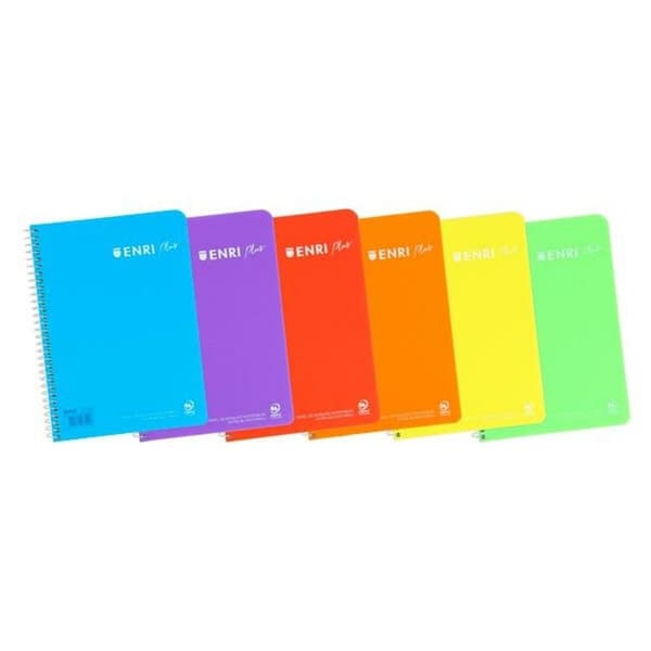 Notebook ENRI Multicolour Din A4 80 Sheets (5 Units) | CDON