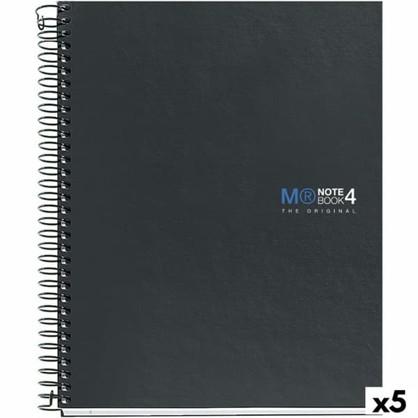 Notebook Miquelrius The Original Graphite A5 160 Sheets (5 Units) | CDON