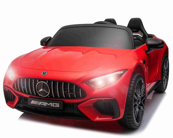 Mercedes-Benz AMG SL63 Elbil för barn med 4 x Motor, 2,4G RC, gummihjul ...