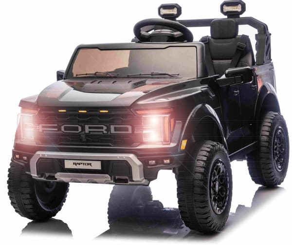 Ford Ranger Raptor Elbil för barn 21,6V med lädersäte, 2.4G RC | CDON