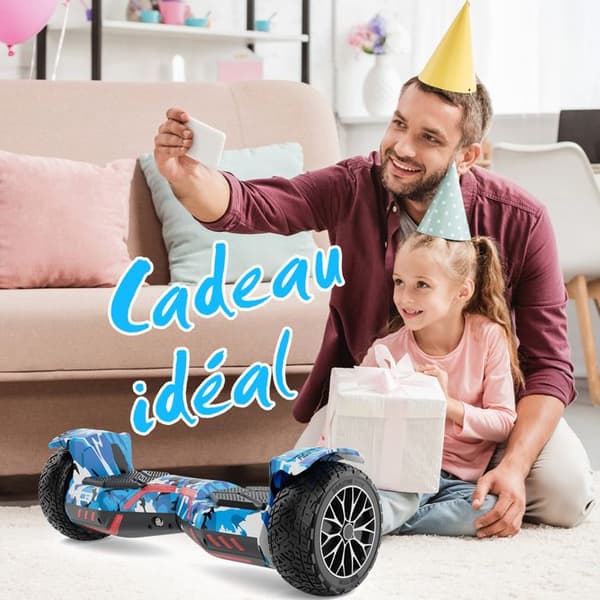 RCB RH3 Hoverboard 8.5" All-Terrain Hummer, Dubbel kraftfull motor ...