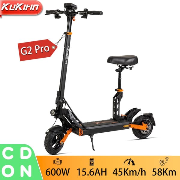 KuKirin G2 PRO elektriska skotrar 48V15AH 600W Topphastighet 45 km/h ...