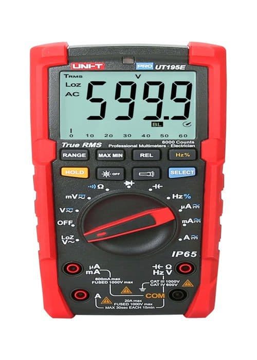 Multimeter Uni-t - MIE0295 - Universalmätare UT195E | CDON
