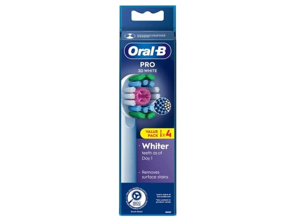 Oral-B 3D White , 4 styck, Vit, Oral-B, Låda | CDON