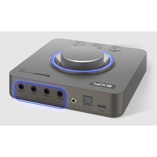 Ljudkort DAC - Creative - Sound Blaster X4 - 7.1 högupplöst - Super X ...