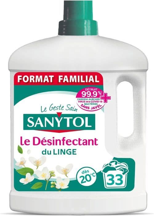 Sanytol - Desinfektionsmedel för Tvätt - Doft av Vita Blommor - 1,5L ...