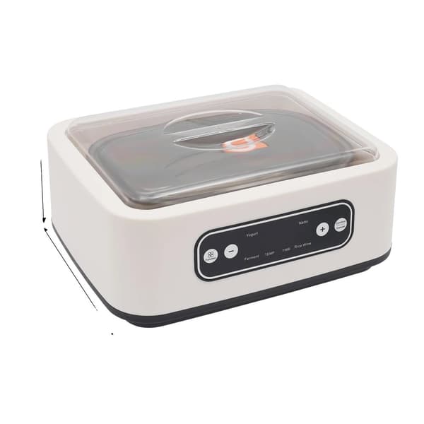 Yoghurtmaskin, Mångsidig Fermentering, Användarvänliga Kontroller,100-240V, VIT, EU | CDON