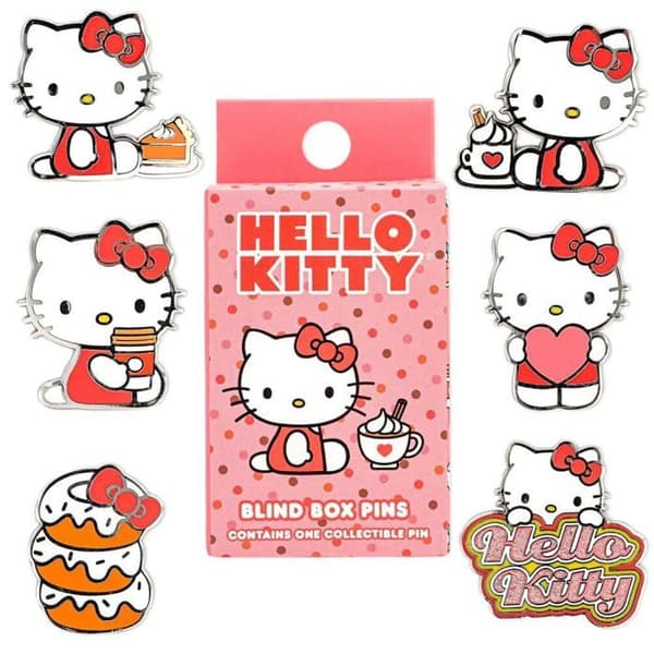 HELLO KITTY POP! PINS SORTIMENT EMALERADE PINS TECKEN 3 CM (12) F | CDON