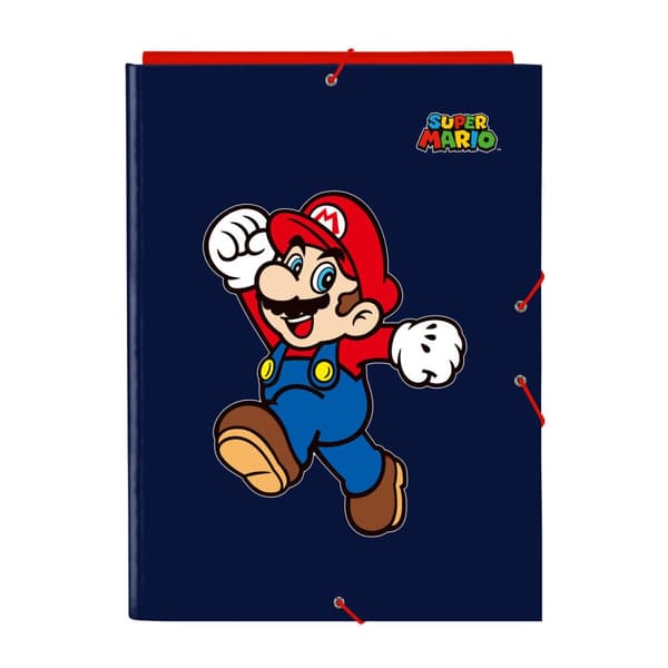 Folder Super Mario World Marinblå A4 | CDON
