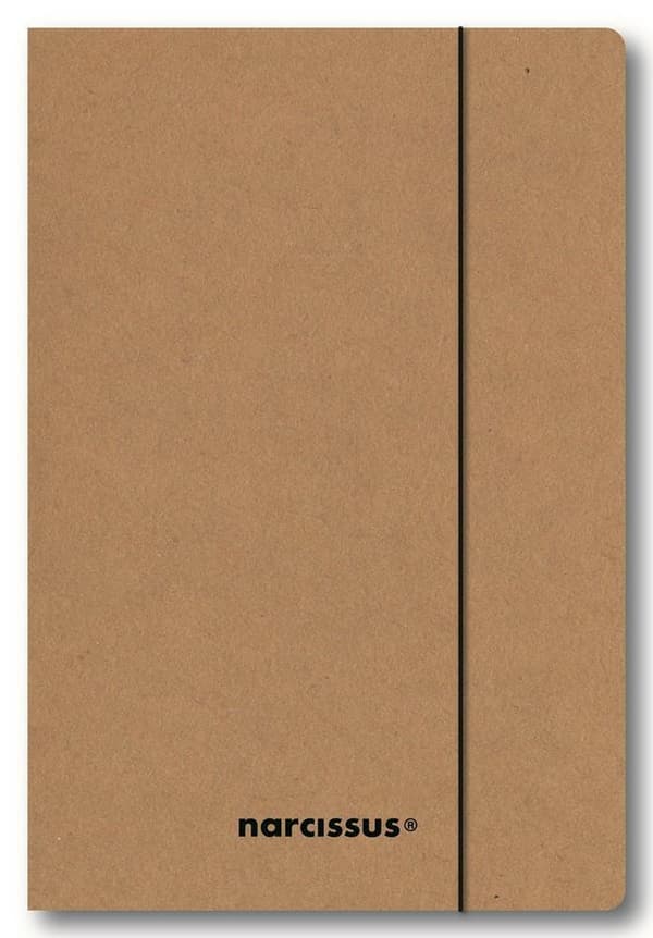 A4-kokoinen kansio Eco Kraft -kuminauhalla | CDON