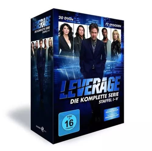 LEVERAGE COMPLETE COLLECTION SERIES 1-5 DVD Box Set 12345 Region 2 ...