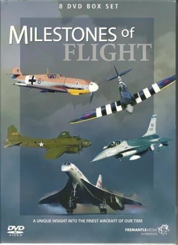 MILESTONES OF FLIGHT - 8 DVD BOX SET - CONCORDE, F-16, B17, SPITFIRE ...