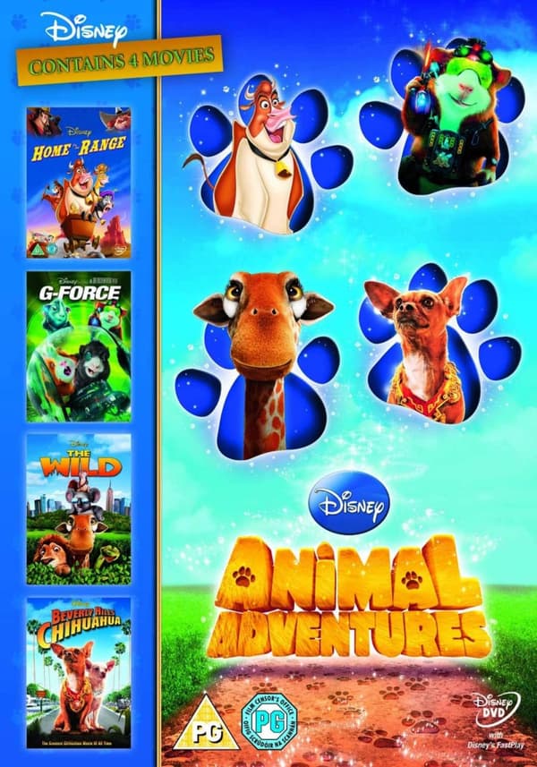 Disney Animal Adventures Box (4 DVD) | CDON