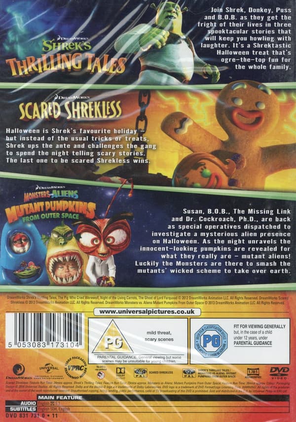 Dreamworks Spooky Stories Triple Collection (DVD) | CDON