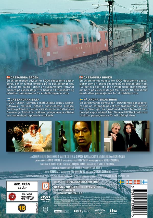 På andra sidan bron / The Cassandra Crossing (DVD) | CDON