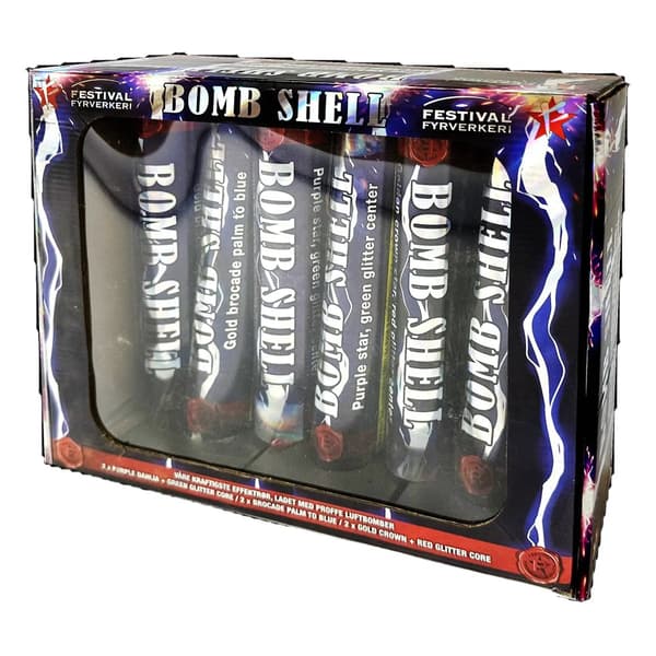 Festival Premium - Bomb Shell 47mm (6stk) | CDON