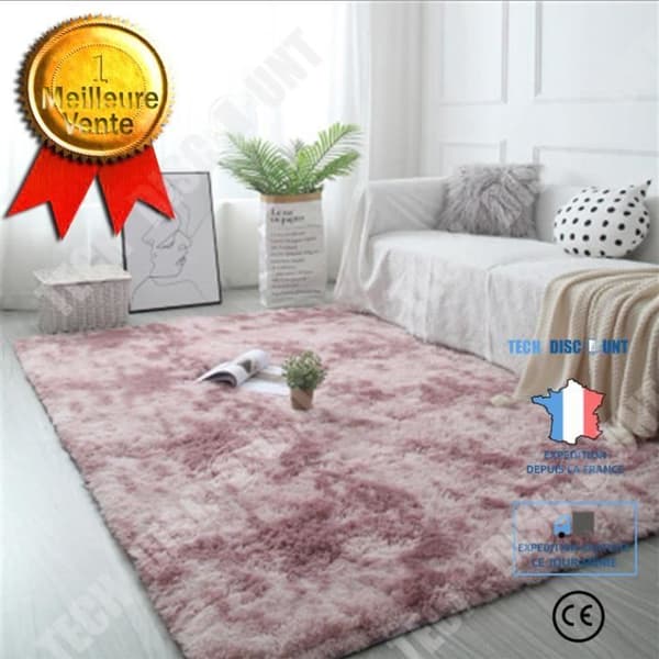 Teppe - TD® - Stue teppe - Rosa - Rektangulær - 80x160 cm - Moderne | CDON