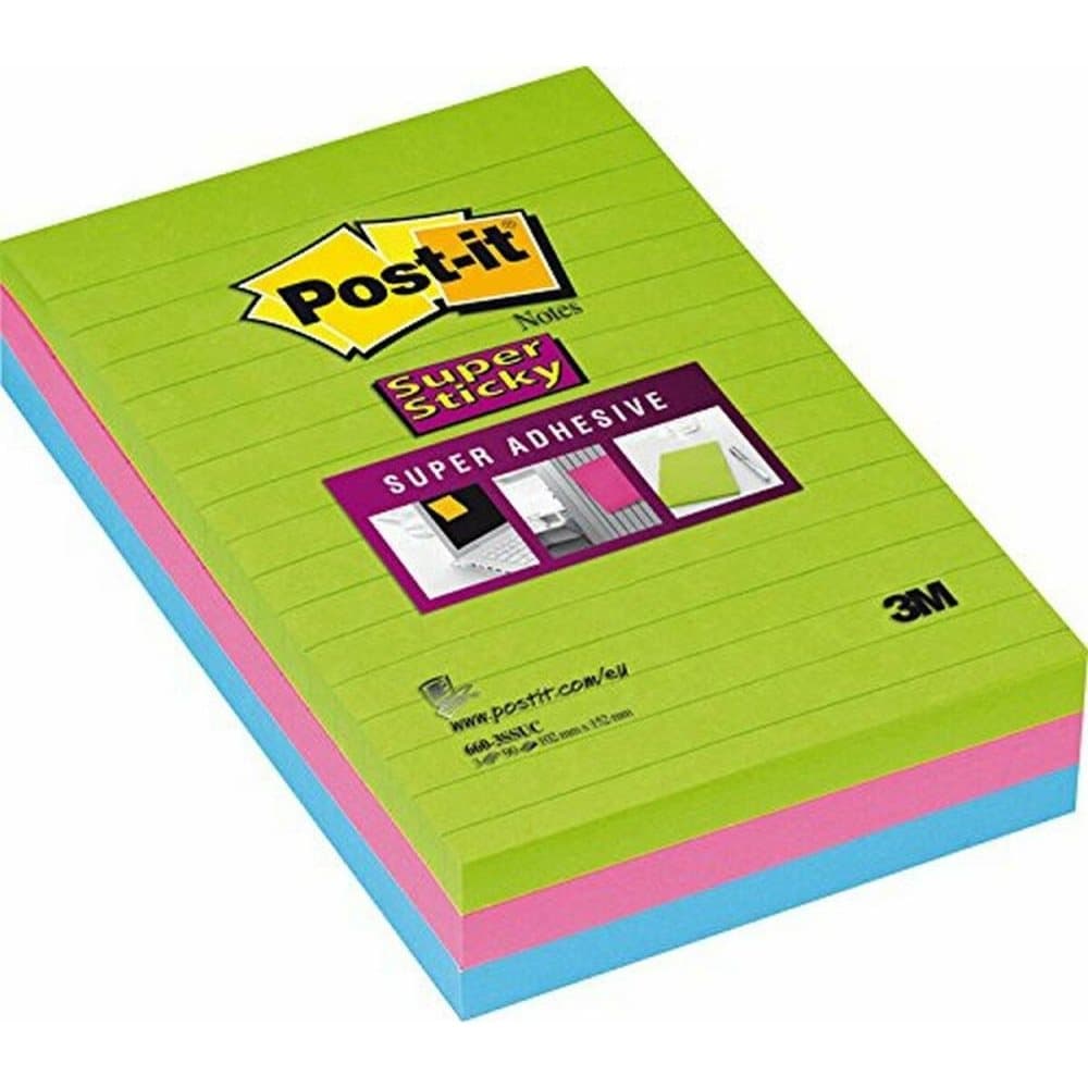 Klisterlappar Post-it Multicolour 15,2 x 10,2 cm | CDON