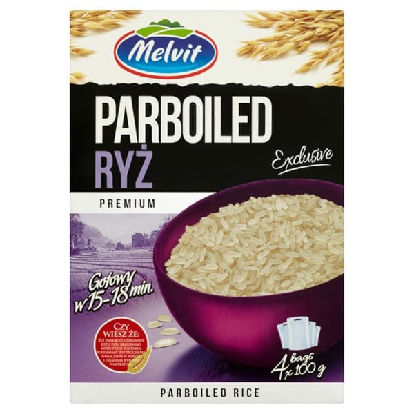 Melvit Premium Parboiled Ris 400 g (4 poser) | CDON