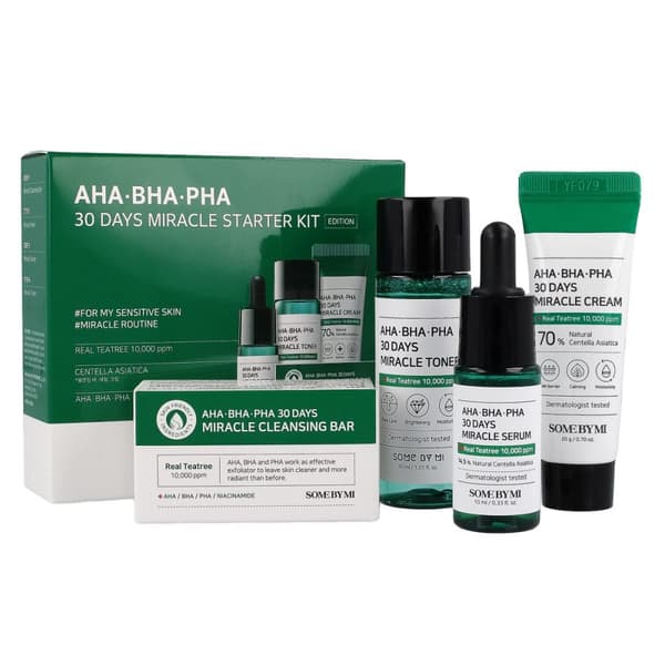 SOME BY MI AHA BHA PHA 30 dagar Miracle Starter Kit - Startkit med syror | CDON