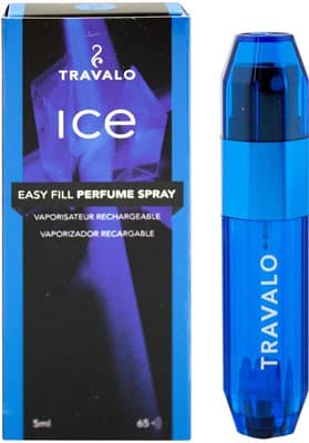 Travalo Perfume Pod Ice refillable perfume sprayer 5 ml Blue | CDON