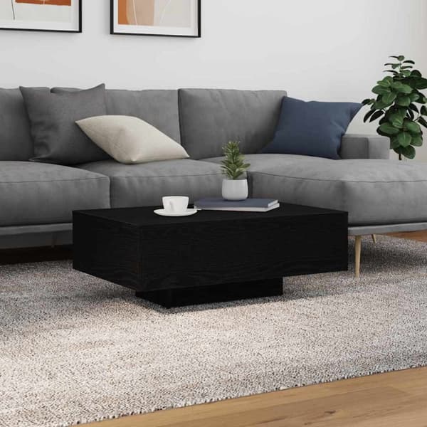 Sofabord i Sort Eg med LED-belysning - Modern Design | Størrelse ...
