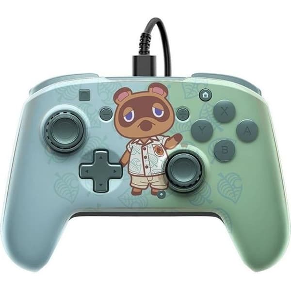 Wired Controller - PDP - Faceoff Deluxe - Animal Crossing: Tom Nook ...