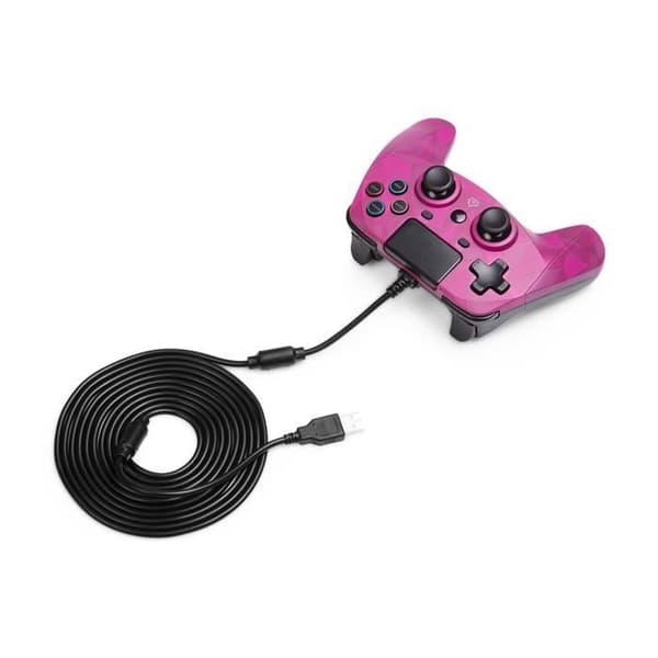 Gamepad - snakebyte - Trådad handkontroll Pad 4 S - PS4 - Rosa - Trådad ...