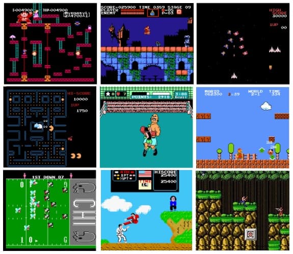 Retro Spelkonsol - 848 Klassiska 80-90 tals Spel Digital HDMI ...