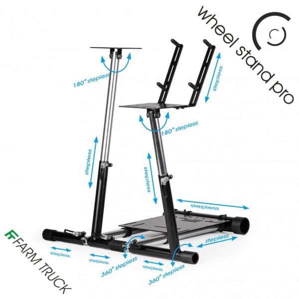 Wheel Stand Pro Farm Truck rattställ, svart | CDON