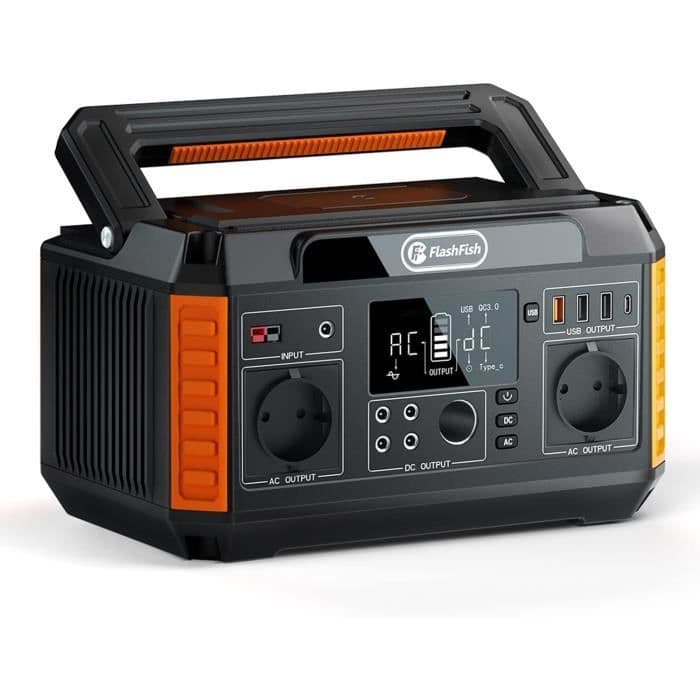 Elektrisk generator 520Wh Flashfish P60 500W / 140400mAh Inverter ...