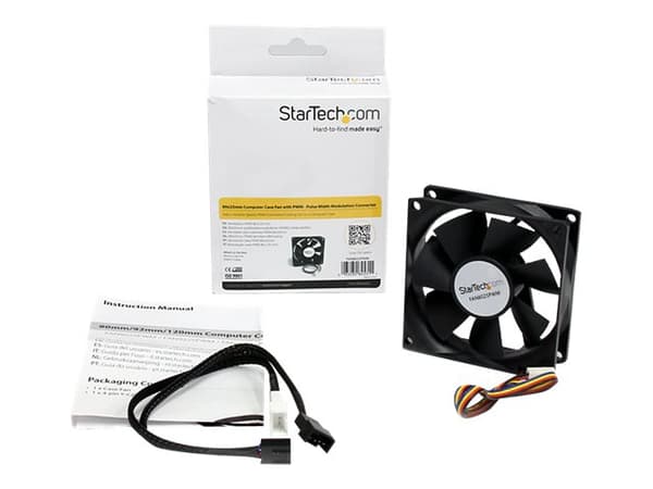 StarTech.com 80x25mm Computer Case Fan with PWM - Pulse Width ...