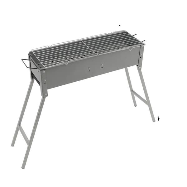 Bärbar BBQ-grill, kolbränsle, zink-järnlegering, hopfällbar design,Stil ...