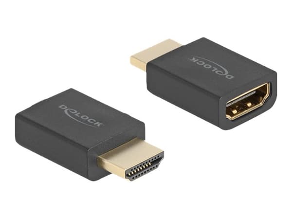 Delock - Hög hastighet - HDMI-adapter med Ethernet - HDMI hane till ...