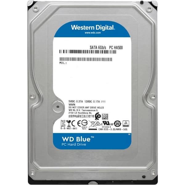 Hårddisk HDD - WD - Blue - 4To - SATA 3 - 3,5 tum | CDON