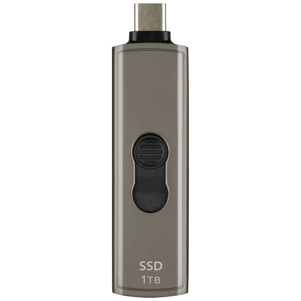 Transcend ESD330C 1 TB Extern SSD-disk USB-C® (USB 3.2 Gen 2) Grå-brun ...