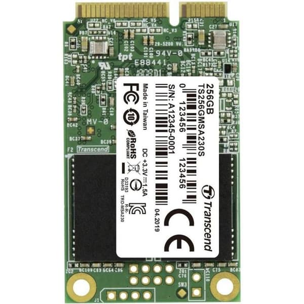 Transcend MSA230S 256 GB SSD mSATA intern mSATA detalj TS256GMSA230S | CDON