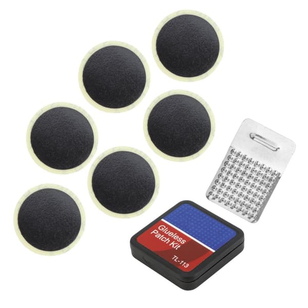 No-Glue Mountain Bike Tire Patch Kit: Quick and Easy Bike Repair Tool ...