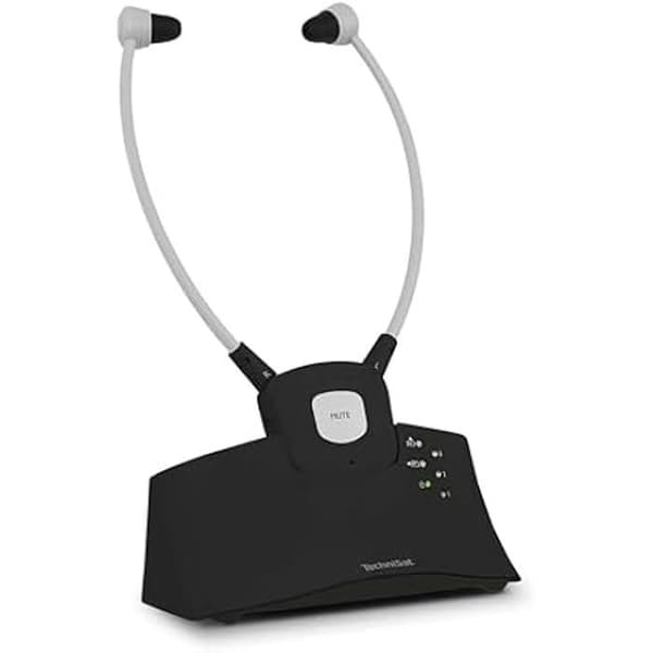 Trådlösa stereoheadset - TECHNISAT - STEREOMAN ISI 3 - Räckvidd 25m - 2 ...