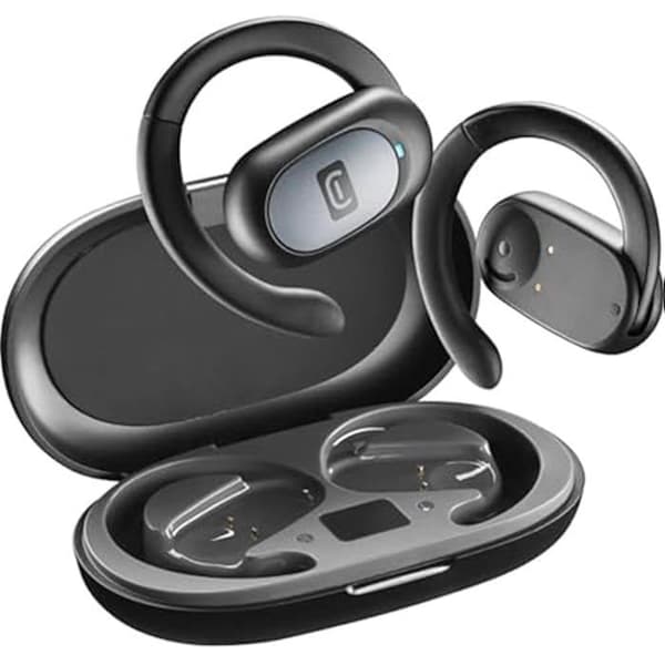 Cellularline - Open-Ear Bluetooth-headset - 54 timmars batteritid - IPX5-certifierad svett- och ...