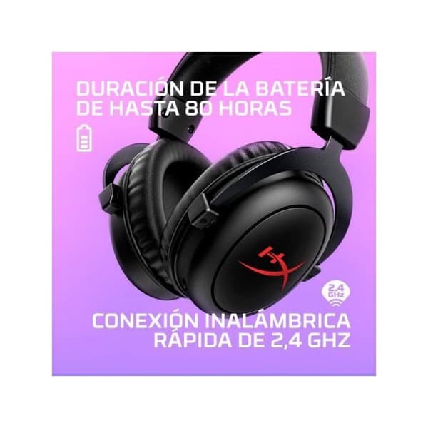 Trådlös headset - HyperX - Cloud II Core - 80 timmars batteritid - DTS ...